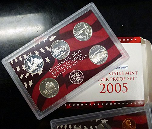 2005 S Silver Proof Set Various US Mint Ogp