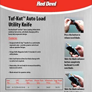 Red Devil® 3207 Tuf-Kut™ Auto-Load Utility Knife