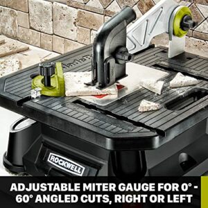 Rockwell RK7323 BladeRunner X2 Portable Tabletop Saw with Steel Rip Fence, Miter Gauge & 7 Accessories