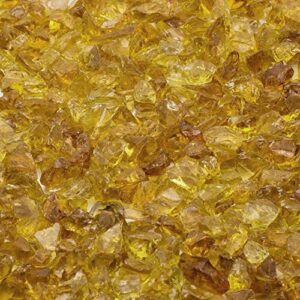 Margo Garden Products 1/2" 10lbs Dragon Glass, 10 lb, Chestnut