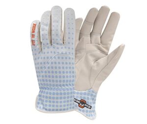 stonebreaker gloves gardener women's gardening glove, large, light blue