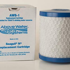 Above Water Systems, Inc. Seagull® IV X-1F and PurestOne TP-1 Compatible Replacement Cartridge