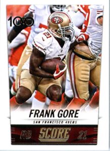 2014 score football card #277 frank gore - san francisco 49ers