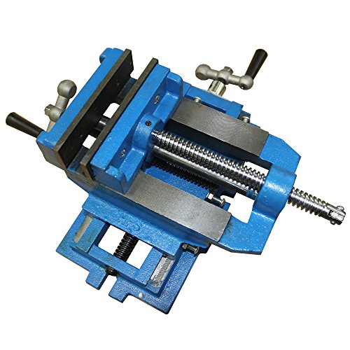 HFS (Tm) 5" Cross Slide Vise Drill Press Metal Milling 2 Way X-Y Heavy Duty Clamp Machine