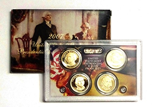 2007 S Presidential 4-coin Proof Set w/Box & COA Proof