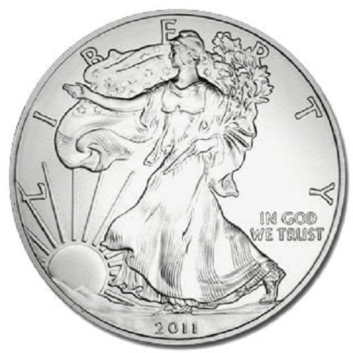 2011-1 Ounce American Silver Eagle Shipping .999 Fine Silver with our Certificate of Authenticity Dollar Uncirculated US Mint