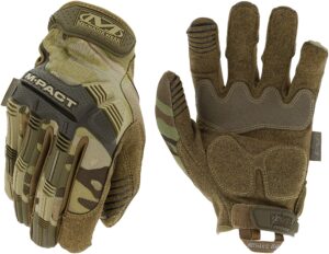 mechanix wear: m-pact tactical gloves with secure fit, touchscreen capable safety gloves for men, work gloves with impact protection and vibration absorption (camouflage - multicam, large)