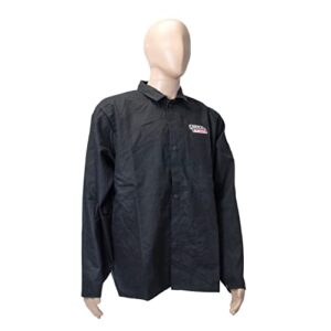 Lincoln Electric KH808XXL Black XX-Large Flame-Resistant Cloth Welding Jacket