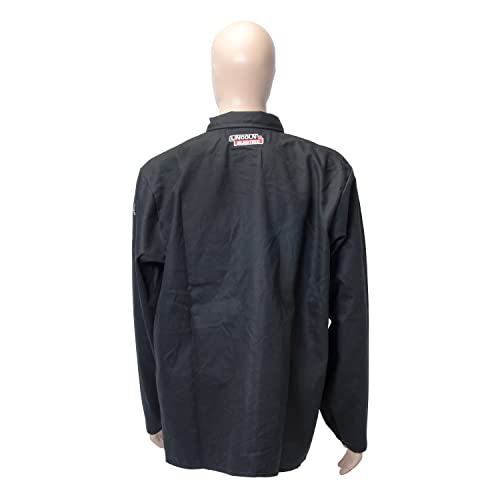 Lincoln Electric KH808XXL Black XX-Large Flame-Resistant Cloth Welding Jacket