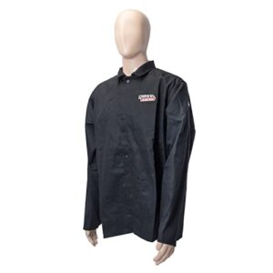 Lincoln Electric KH808XXL Black XX-Large Flame-Resistant Cloth Welding Jacket