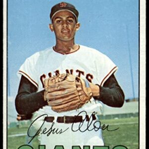 1967 Topps # 332 Jesus Alou San Francisco Giants (Baseball Card) GOOD Giants