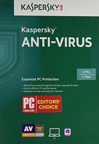 Kaspersky Anti-Virus 2015 (3 PCs)