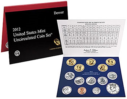 2012 P, D U.S. Mint - 28 Coin Uncirculated Set with CoA Uncirculated