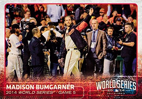 San Francisco Giants 2015 Topps MLB Baseball Regular Issue Complete Mint 33 Card Team Set with 2014 World Series Highlights, Buster Posey, Madison Bumgarner Plus