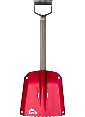 MSR Operator D-Handle Snow Shovel Red