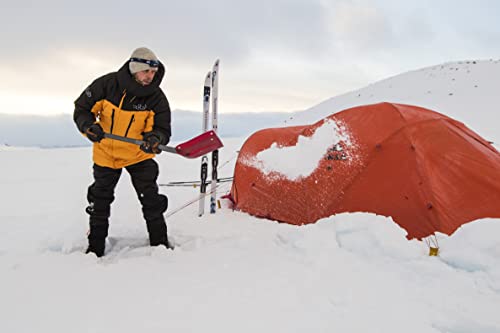 MSR Operator D-Handle Snow Shovel Red