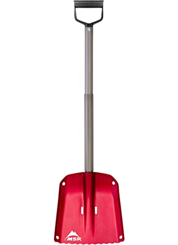 MSR Operator D-Handle Snow Shovel Red