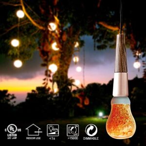 Himalayan Glow H1651B Natural Salt Bulb, Night Light, Amber Orange, 7 Watts