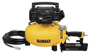 dewalt air compressor combo kit with brad nailer (dwc1kit-b)