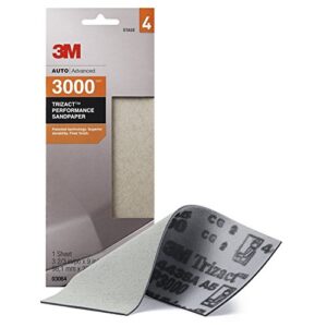 3M (3056) Trizact 3-2/3" x 9" 5000 Grit Performance Sandpaper