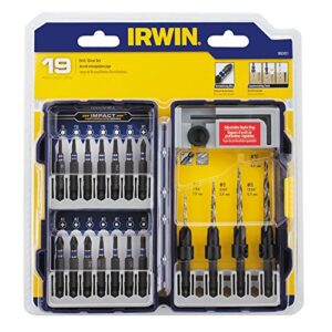 IRWIN Bit Set for Wood, Countersink, 19-Piece (1890451)