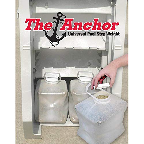 Main Access Anchor - Universal Pool Weights for Above Ground Entry Systems, Steps and Ladders (Two-Pack)