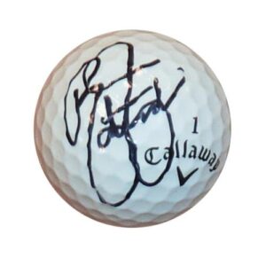 rickie fowler autographed golf ball - jsa