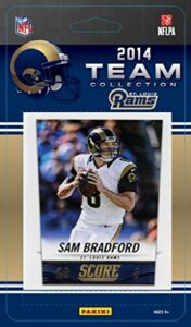 st. louis rams 2014 score factory sealed team set featuring aaron donald rookie card #332