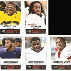 St. Louis Rams 2014 Score Factory Sealed Team Set featuring Aaron Donald Rookie Card #332