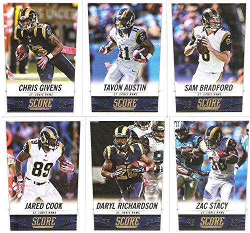 St. Louis Rams 2014 Score Factory Sealed Team Set featuring Aaron Donald Rookie Card #332