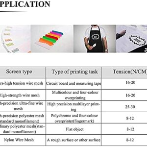 CGOLDENWALL High Precision Silk Screen Printing Tension Meter mesh Tension Meter Force Meter Tester Newton Tension Meter Gauge Measurement Tool in Silk Print 7-36N