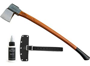 1844 helko werk germany vario 2000 heavy log splitter - german made splitting axe and splitting maul and best axe for splitting wood and splitting firewood heavy splitter - head 6.5 lbs, handle 36 in. (heavy log splitter) #10058