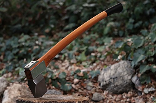 1844 Helko Werk Germany Vario 2000 Heavy Log Splitter - German Made Splitting Axe and Splitting Maul and Best Axe for Splitting Wood and Splitting Firewood Heavy Splitter - Head 6.5 lbs, Handle 36 in. (Heavy Log Splitter) #10058