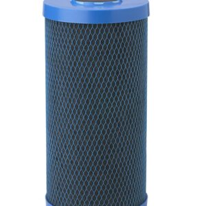 Pentair Pentek CFB-Plus10BB Big Blue Carbon Water Filter, 10-Inch, Whole House Fibredyne Modified Molded Carbon Block Replacement Cartridge, 10" x 4.5", 5-10 Micron