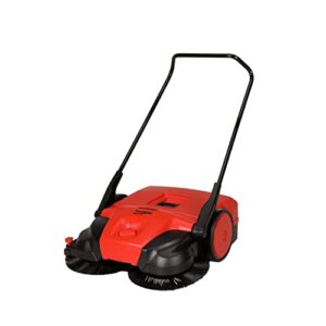 bissell commercial bg477 push power sweeper - manual , red