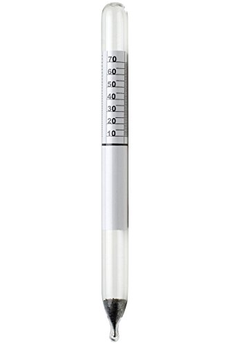 SP Bel-Art, H-B DURAC 0.690/0.800 Specific Gravity and 43/70 Degree Baume Dual Scale Hydrometer for Liquids Lighter Than Water (B61806-0200)