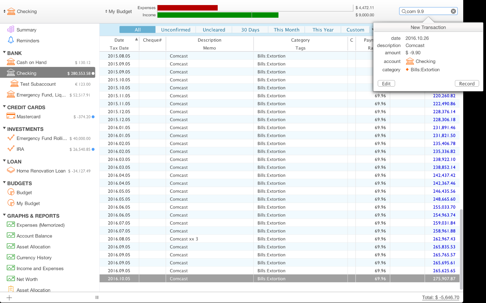 Moneydance Personal Finance Manager for Windows [Download]