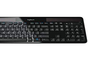 Logitech MK750 Wireless Solar Keyboard and Wireless Marathon Mouse Combo for PC