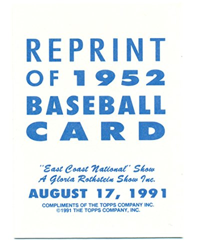 1991 Topps Mickey Mantle 1952 Rookie Reprint from the 1991 East Coast National - Baseball Card