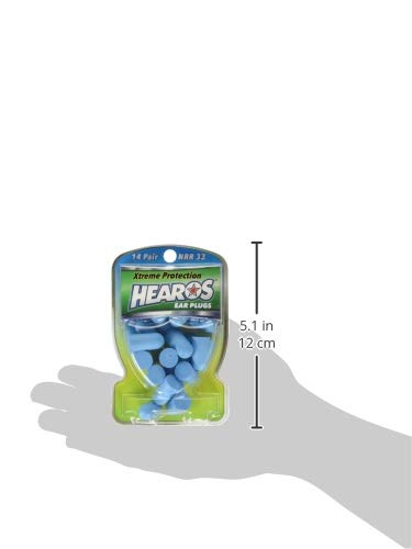 HEAROS Xtreme Protection Series Foam Ear Plugs, 14 Pair (Pack of 3)