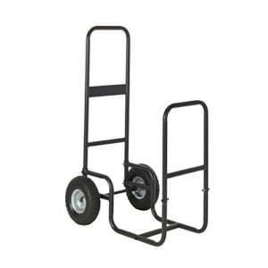 HY-C SLCAD Shelter Log Caddy Firewood Mover - 150 lbs. Capacity, All-Steel Frame, Easy-Tilt Design