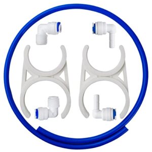 ispring acl1 ro add-on filter kit for standard reverse osmosis systems, 5 piece set, 1/4"