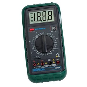 mastech my61 digital multimeter, 3.5 digit lcd, 1999 count