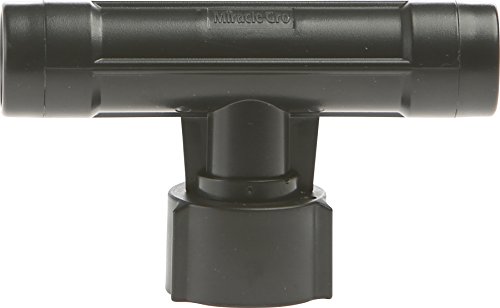 Swan Products MGEZFE3801 Miracle-Gro Soaker System Push on Fitting Replacement Piece: Feeder Connector, Black