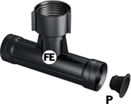 Swan Products MGEZFE3801 Miracle-Gro Soaker System Push on Fitting Replacement Piece: Feeder Connector, Black