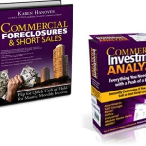 Commercial Analyzer Software & Commercial Foreclosures & Short Sales Course - BUNDLE (2 ITEMS)