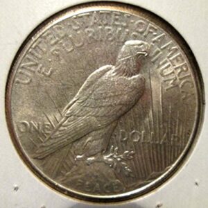 1927 Peace Dollar About Uncirculated