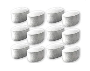 charcoal water coffee filter cartridges, replaces calphalon style water coffee filters- set of 12