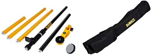 DEWALT Laser Level Mounting Pole, 1/4-Inch Base (DW0882),6.4 x 5.75 x 31.5 inches