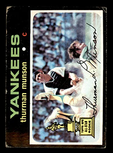 1971 Topps # 5 Thurman Munson New York Yankees (Baseball Card) GOOD Yankees